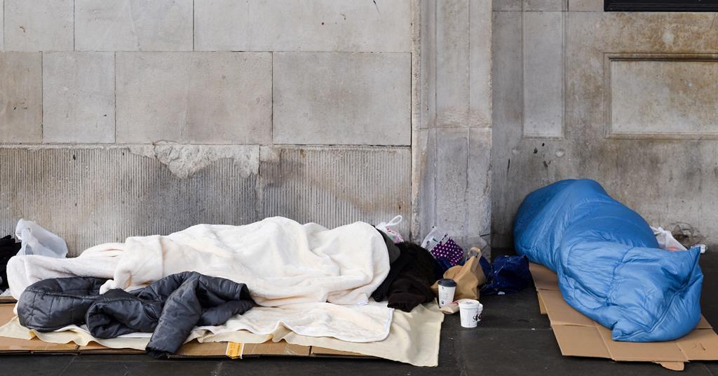 Numbers of people rough sleeping in London increases by 18% compared to ...