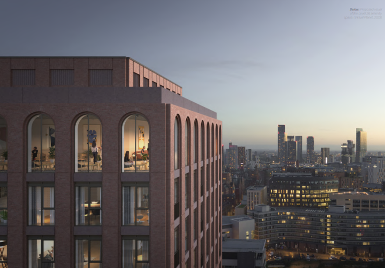 JRL unveils plans for 28-storey residential tower in Manchester | News ...