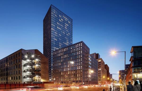 Plans unveiled for 485-home build-to-rent tower block in Manchester ...