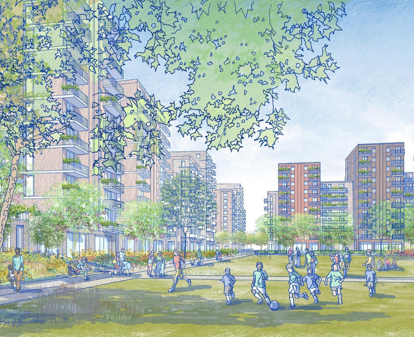 Grahame Park masterplan finally approved | News | Housing Today